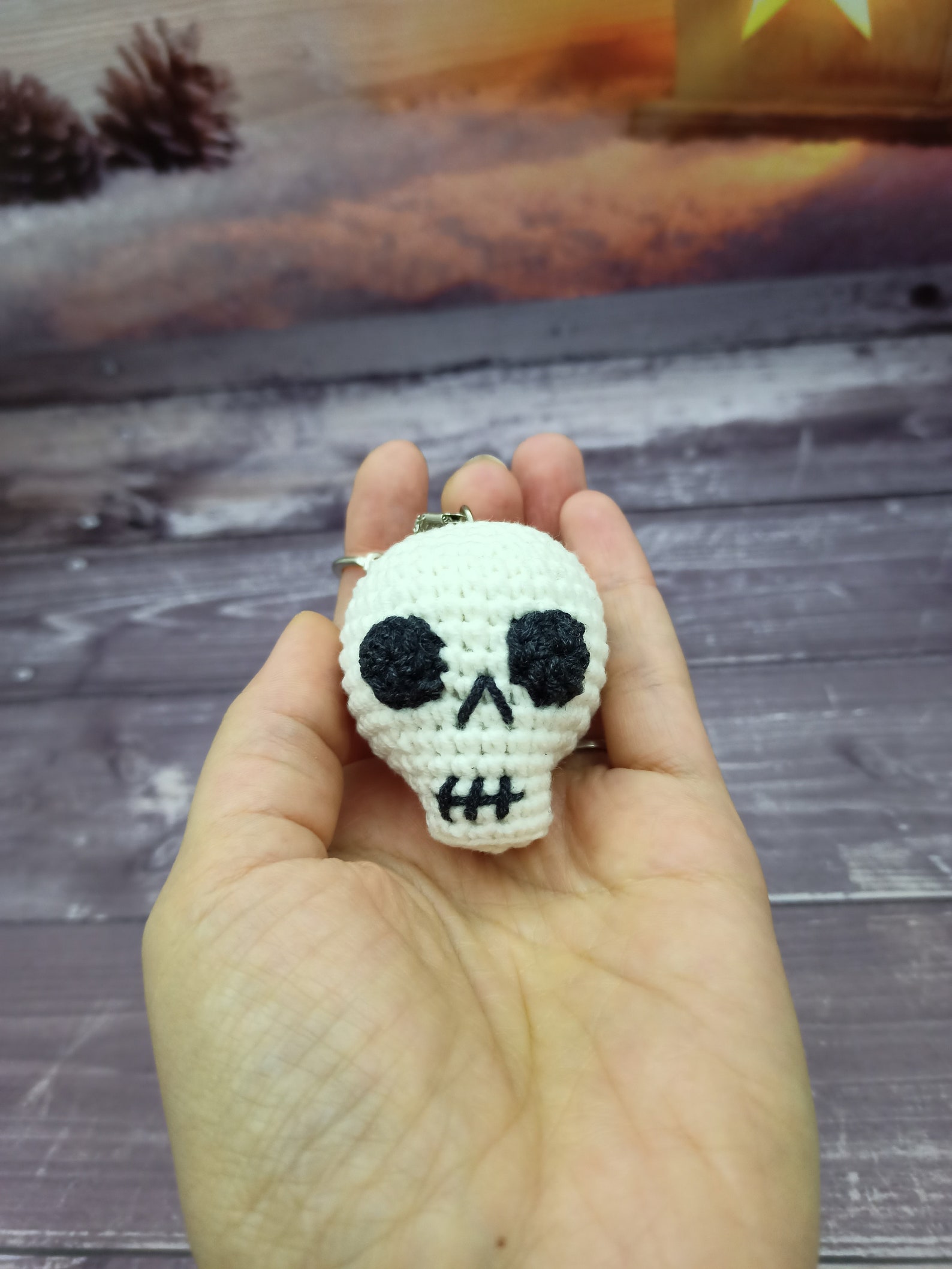 Pattern for Beginner Crochet Skull PDF in English Photo - Etsy