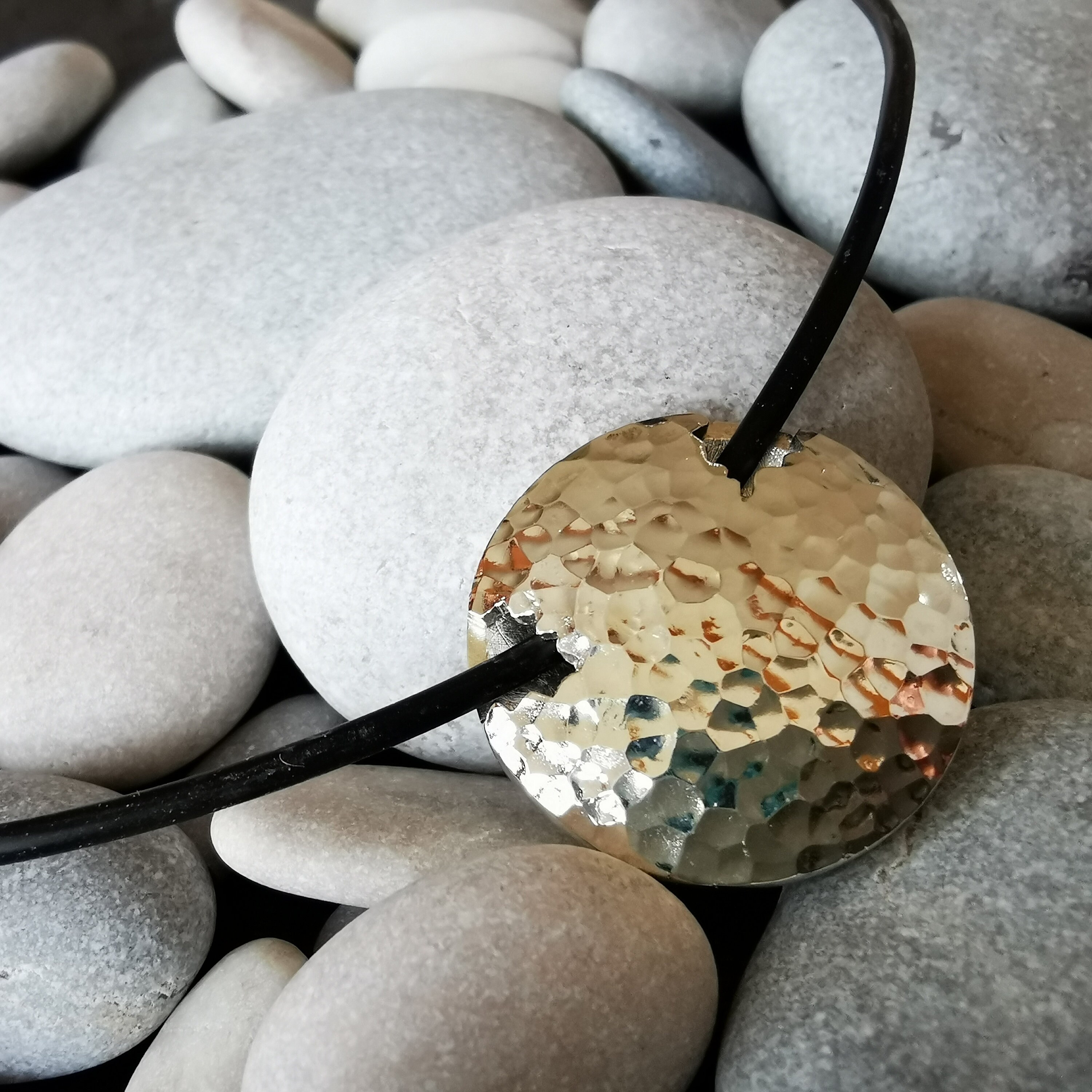 27. Syllable. Pendant With Hammer Blow, Incl. Rubber Chain - Etsy UK