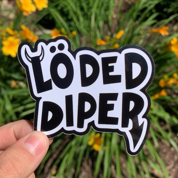 Diaper Shirt Loaded Löded Rodrick - Etsy