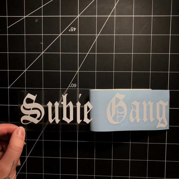 Subie Gang Vinyl Decal Sticker Subie Car Enthusiast Gift - Etsy