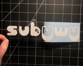 Subaru Wave Sticker Vinyl Decal Bumper Sticker Jcreatenz - Etsy