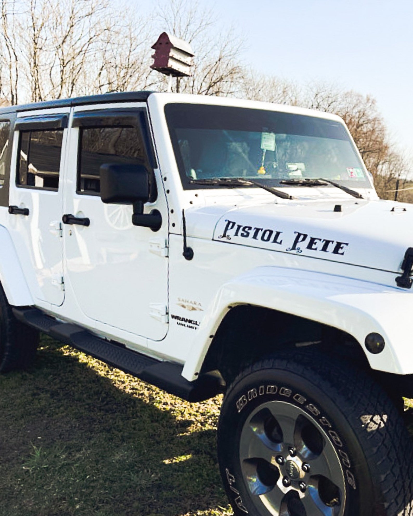 Set of 2 Custom Truck Hood Name Decal Stickers // Vehicle | Etsy