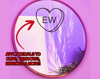 Custom Twitch Username Text Vinyl Decal Sticker Personalized // for Car ...