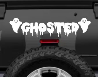 Cute Ghost Daisy Car Decal Vinyl Sticker Bumper Decal Sticker Car ...