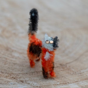 Surprise Funny Feral One Posable Chenille Stem, Pipe Cleaner Kitty Cat ...