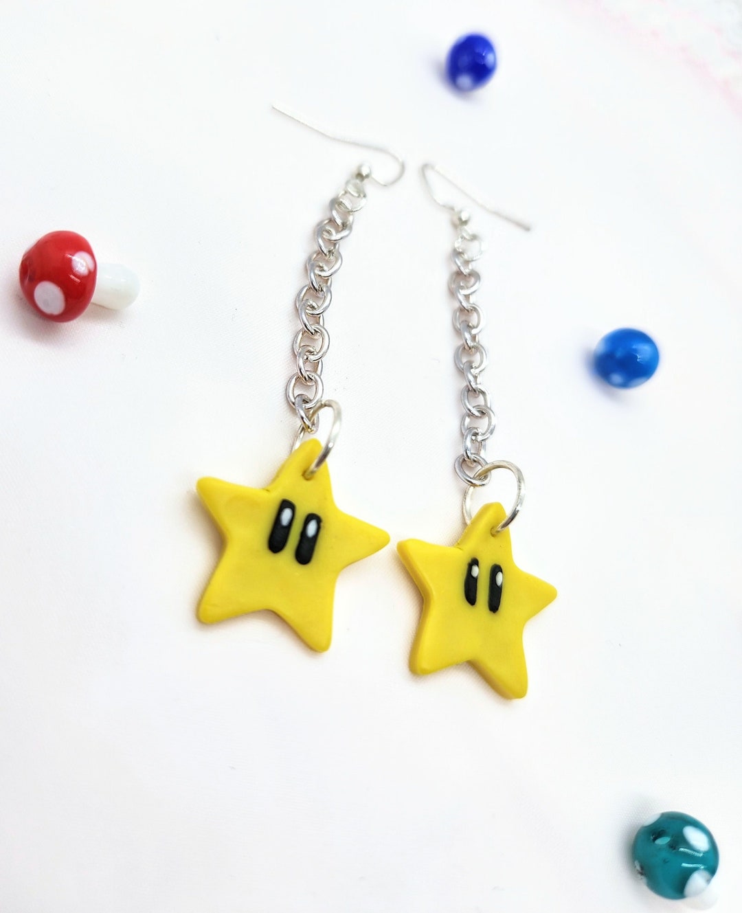 SOLD Super Mario Bros Earrings - Etsy