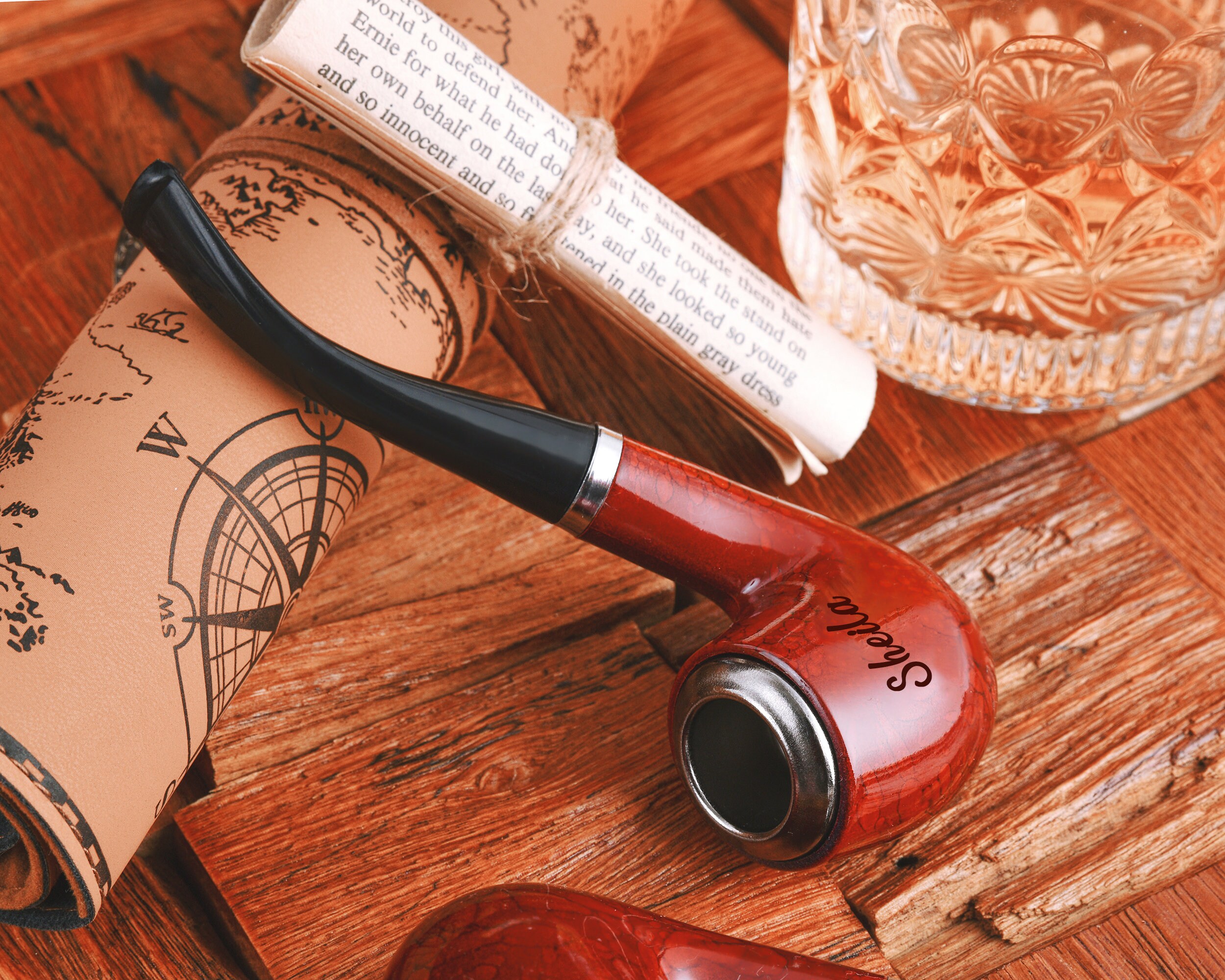 Personalized Engraved Pipe With Personalized Inscription, Perfect Gift ...