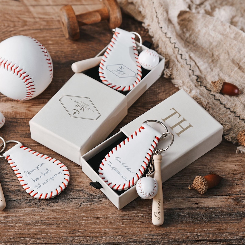 Baseball Mitt Keychains - Etsy UK
