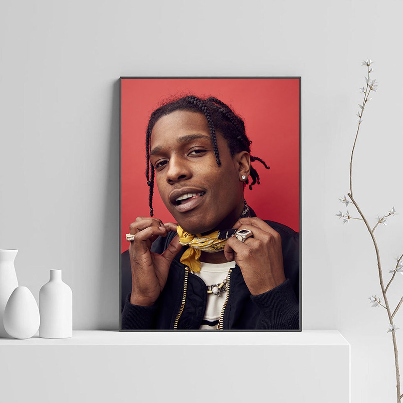 Asap Rocky Custom Poster Asap Rocky Print Poster Print | Etsy