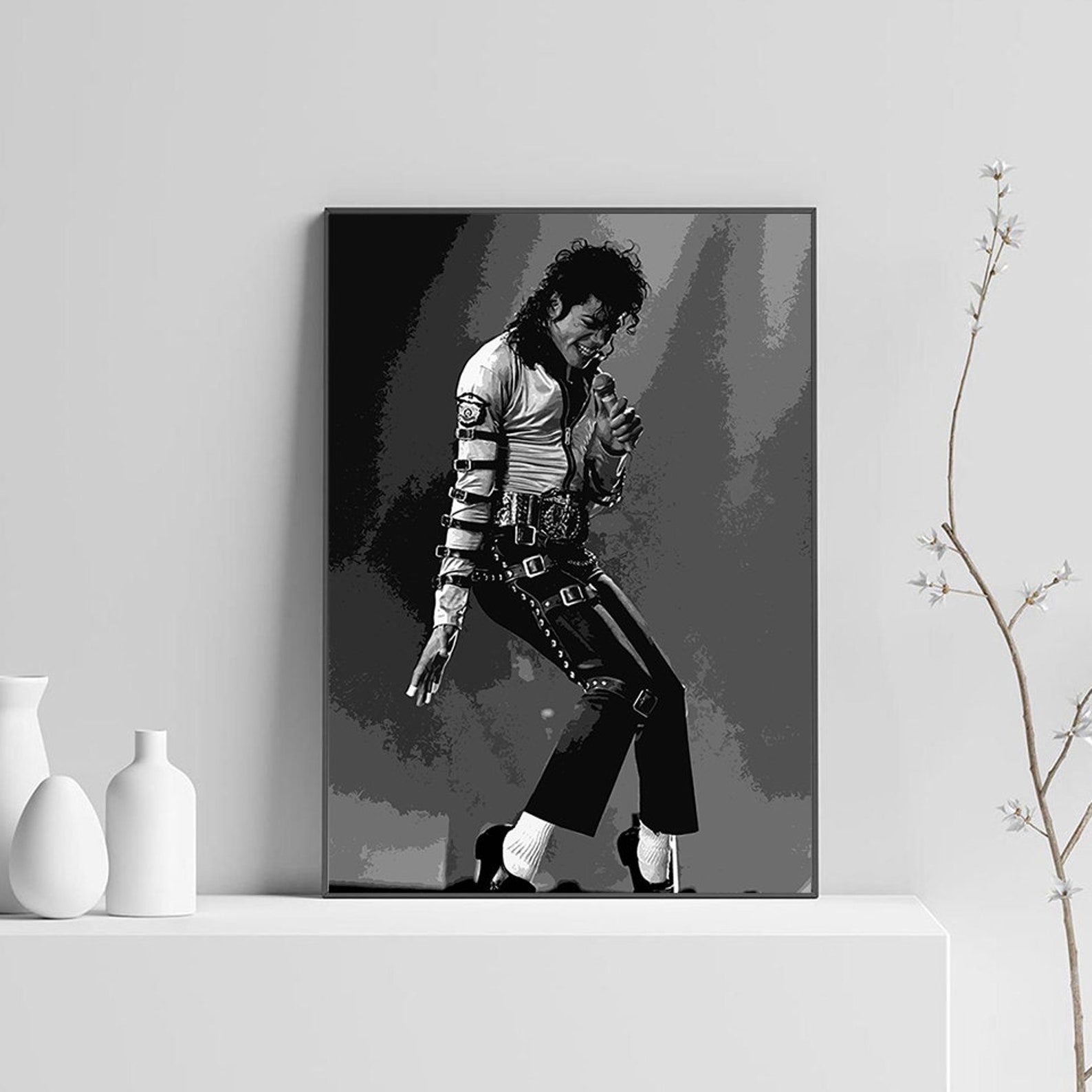 Michael Jackson Poster Canvas Michael Jackson Canvas Print | Etsy