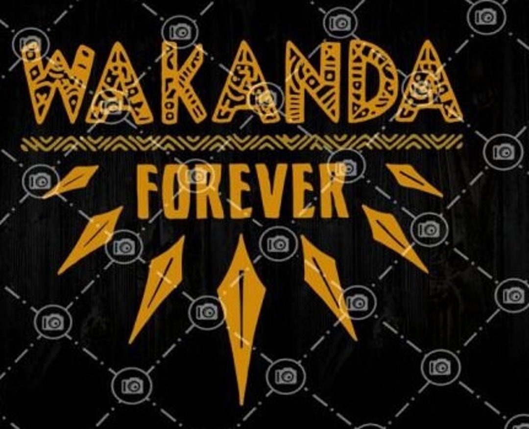 File Wakanda Forever SVG, Rip Chadwick Boseman SVG, Black Panther SVG ...