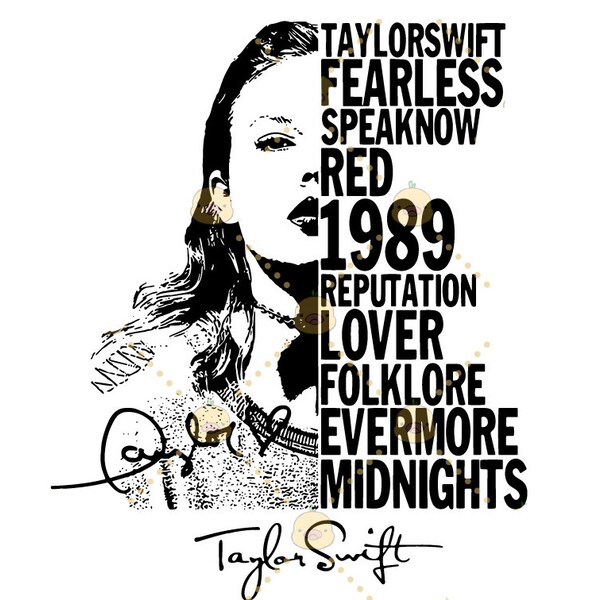Taylor Swifts Albums Svg - Etsy Ireland