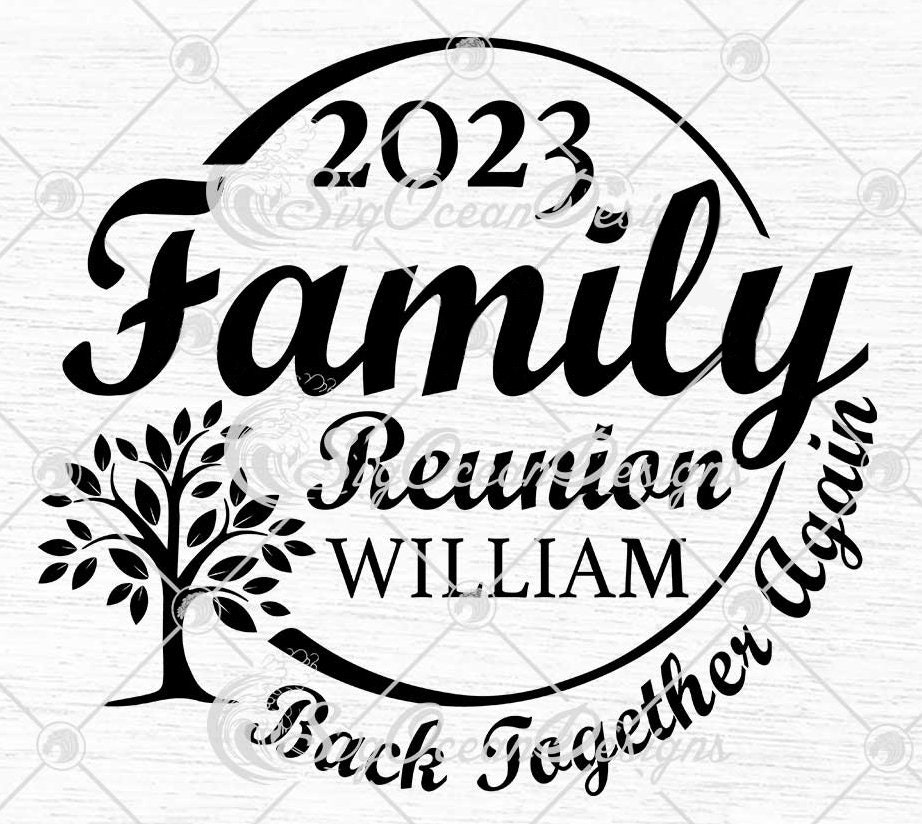 Reunión familiar personalizada 2023 Svg, Volver juntos de nuevo ...