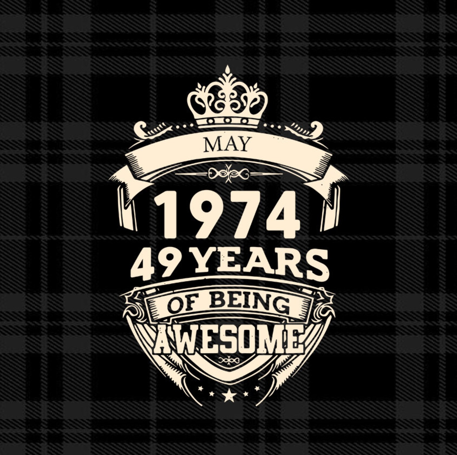 May, June, Made in 49 1974 Years of Being Awesome Svg, Birthdaay Svg - Etsy