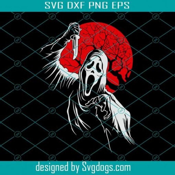 Scream Phone Svg - Etsy