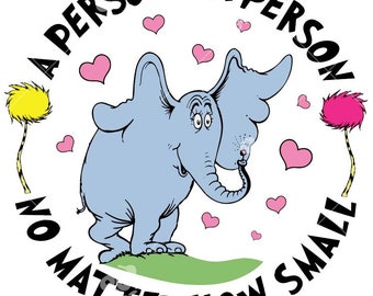 Dr. Seuss - A Person's a Person, No Matter How Small - Vinyl Wall Decal ...