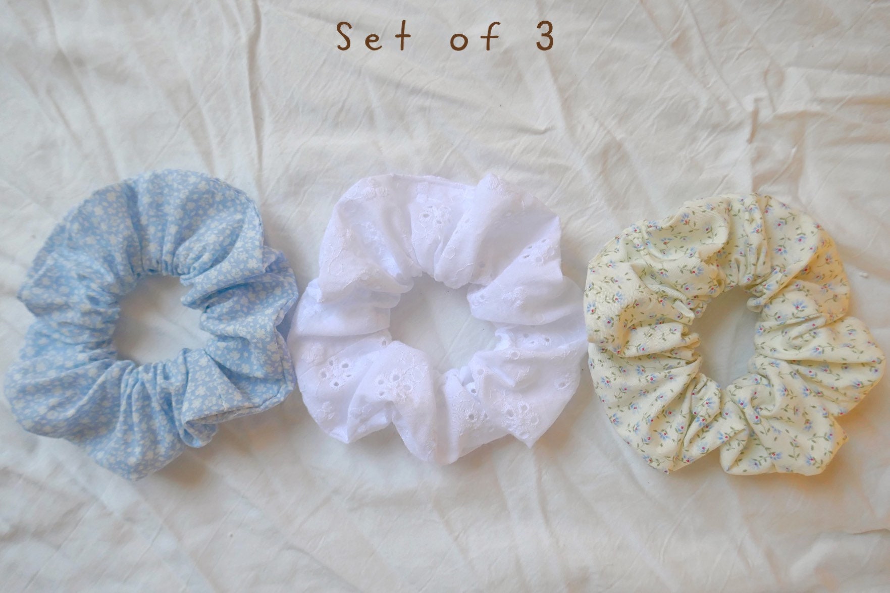 Cute Scrunchies Gift Box Scrunchies Scrunchies Set Blue - Etsy