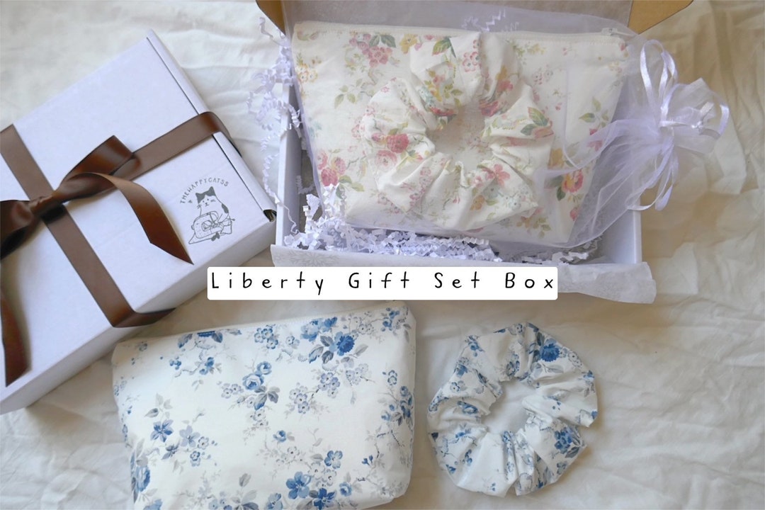 Liberty of London Pouch Gift Set, Liberty Pouch & Scrunchie, Liberty ...