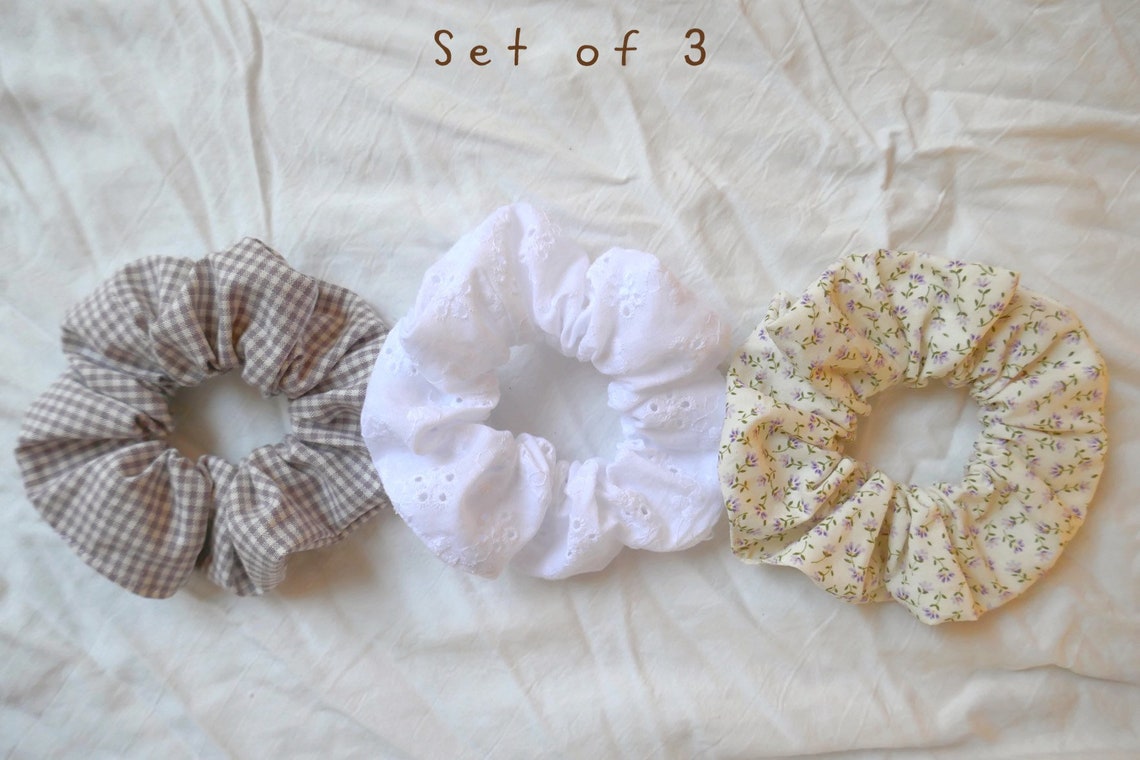 Cute Scrunchies Gift Box Scrunchies Scrunchies Set Gingham - Etsy