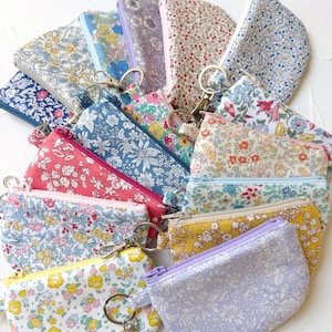 Liberty of London Mini Pouch/ Keychain Pouch/ Liberty Keychain/ Liberty ...
