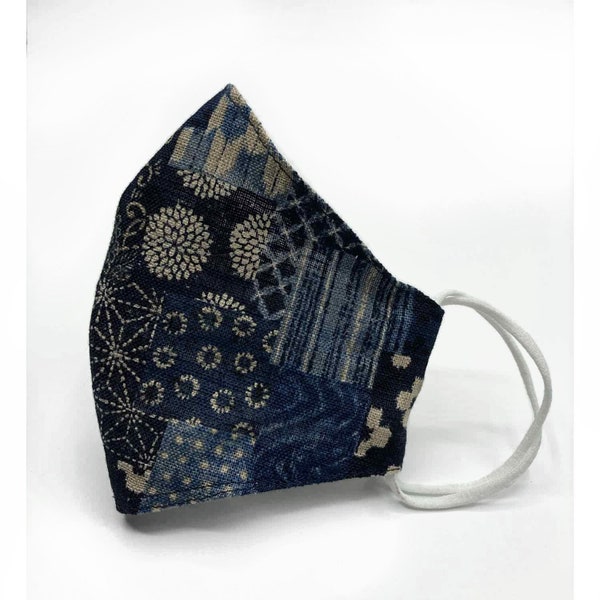 Patchwork Face Mask - Etsy