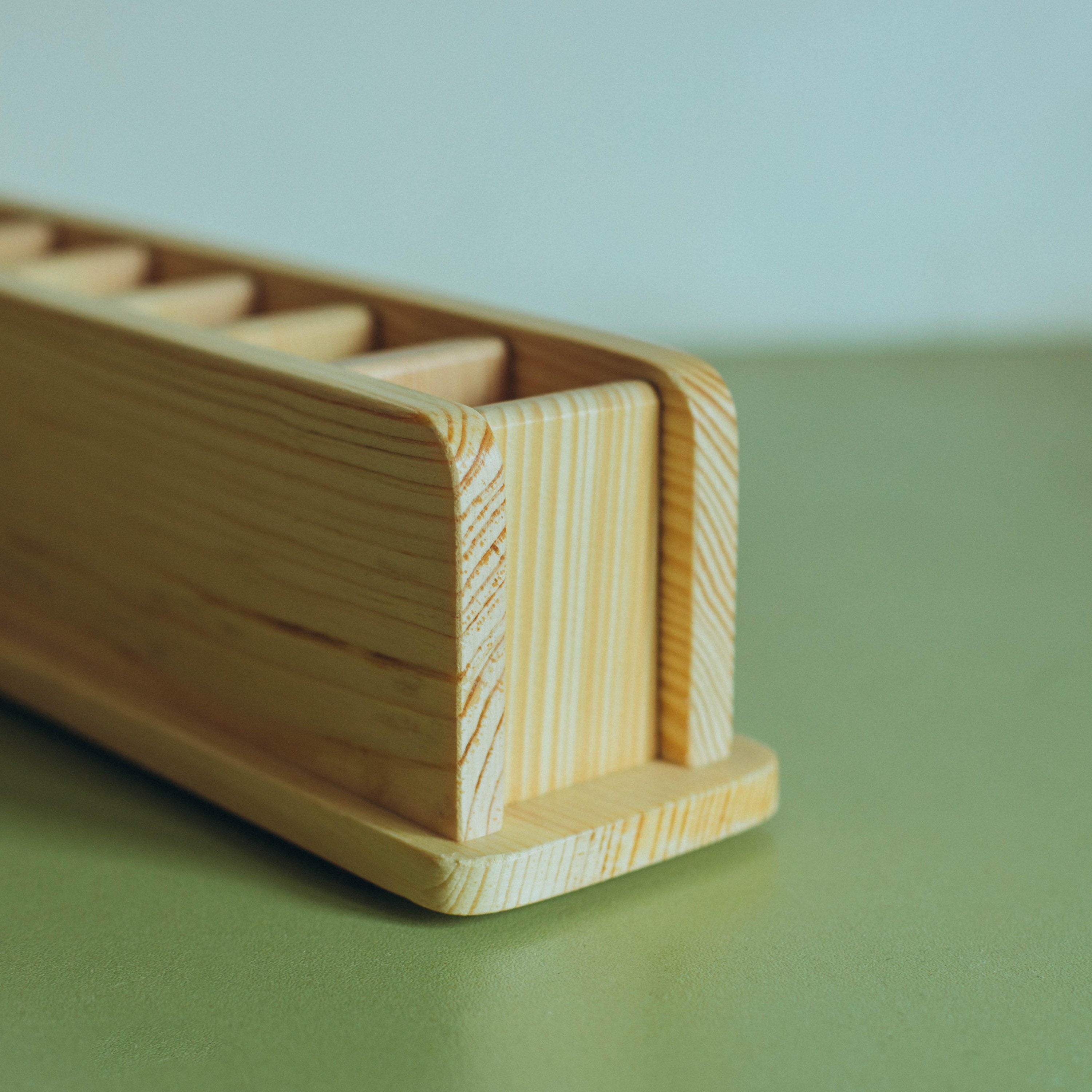 Wooden Rainbow Holder for Pencils/felt-tip Pen Box,organizer Pencil ...
