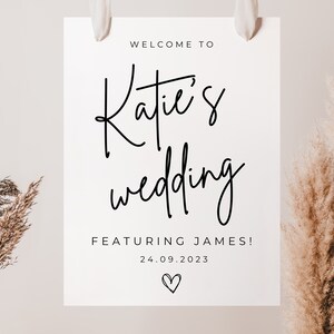 Bride's Wedding Welcome Sign, Featuring the Groom Welcome Sign, Funny ...