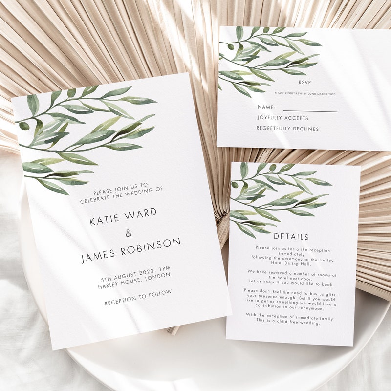 Botanical Wedding - Etsy