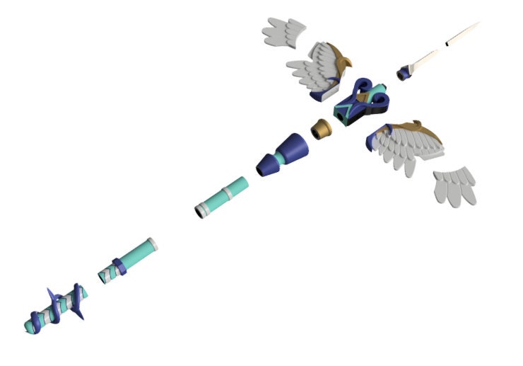Caeda's Winged Spear, Fire Emblem Warriors - 3D Printing STL Files, 3D ...