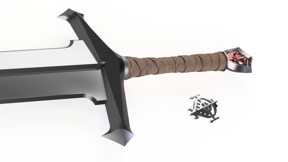 FFXVI Protagonist Sword and Emblem Stl 3D Print Files, FFXVI ...