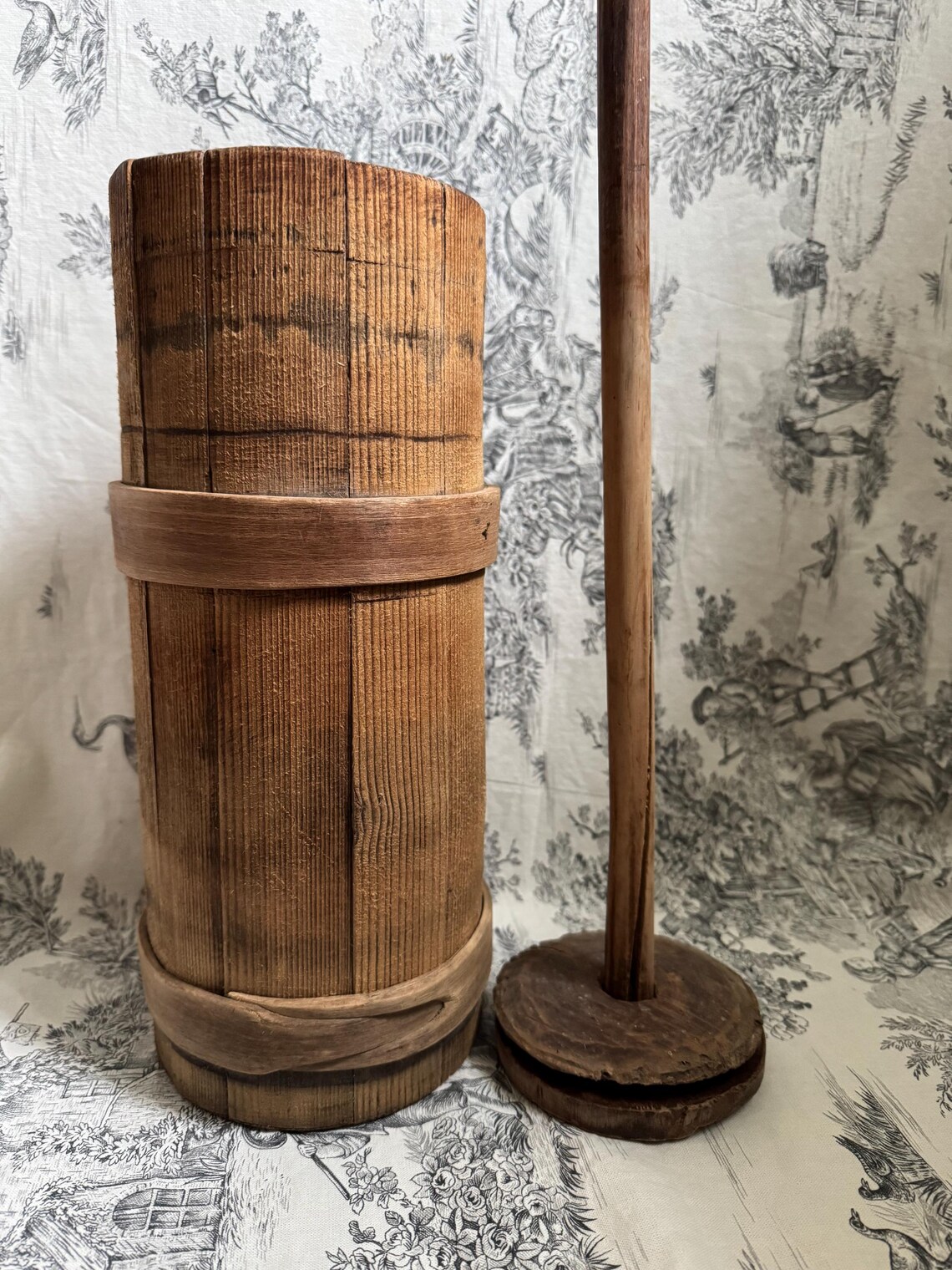 Wooden Butter Churn Farmhouse Churn Rustic Butter Churn Antique Butter ...