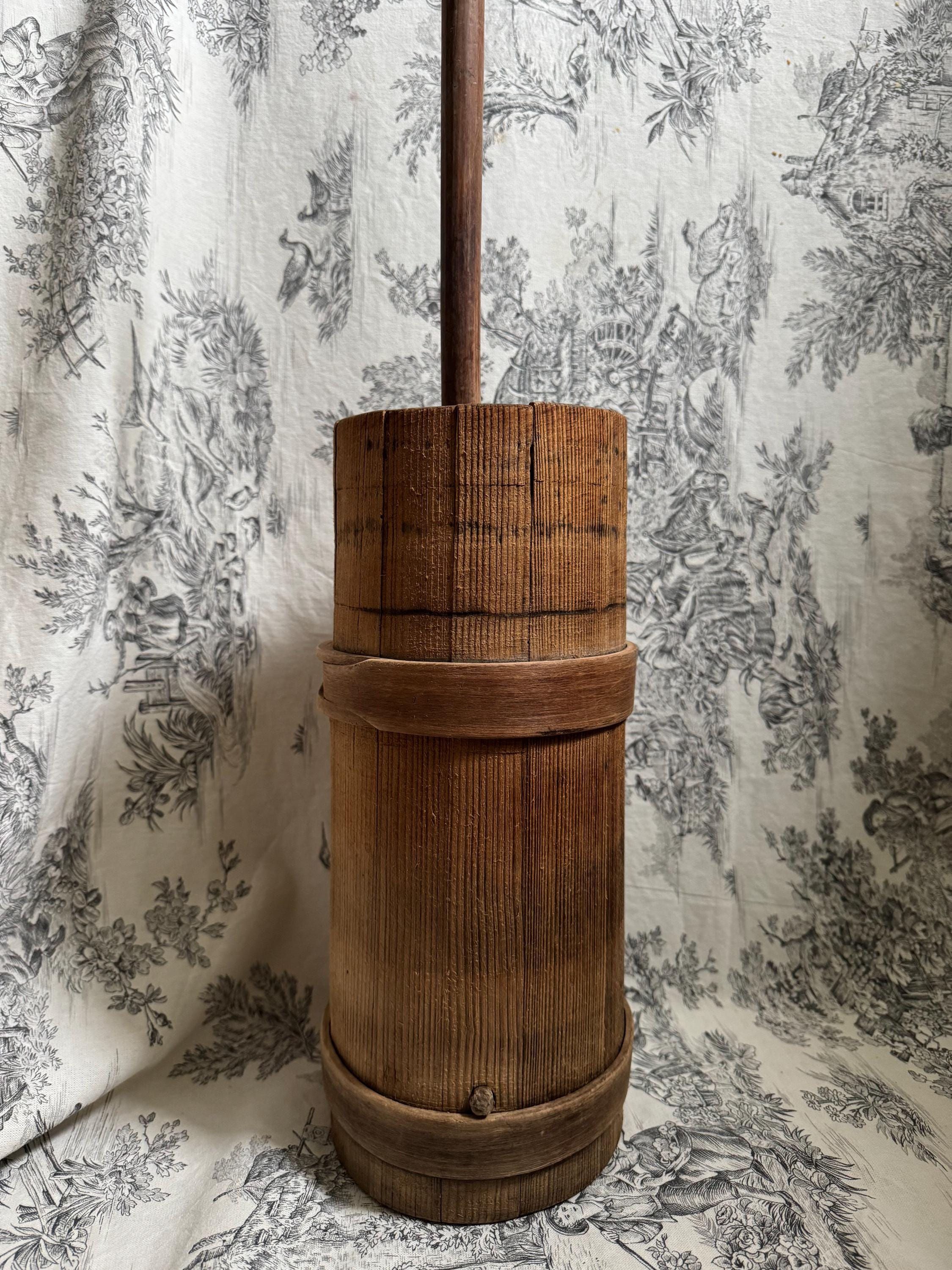 Wooden Butter Churn Farmhouse Churn Rustic Butter Churn Antique Butter ...