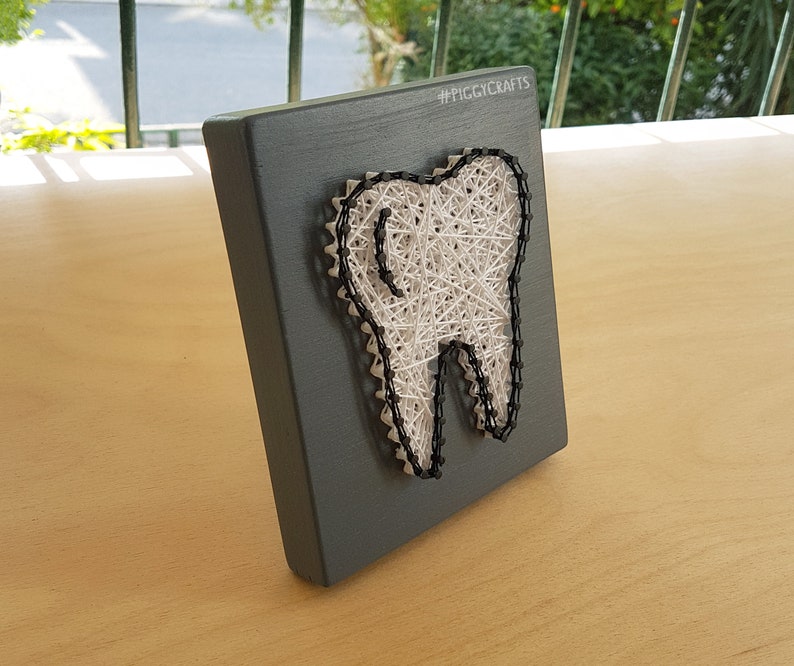 Tooth String Art Dental Office Decor Dentist Gift | Etsy