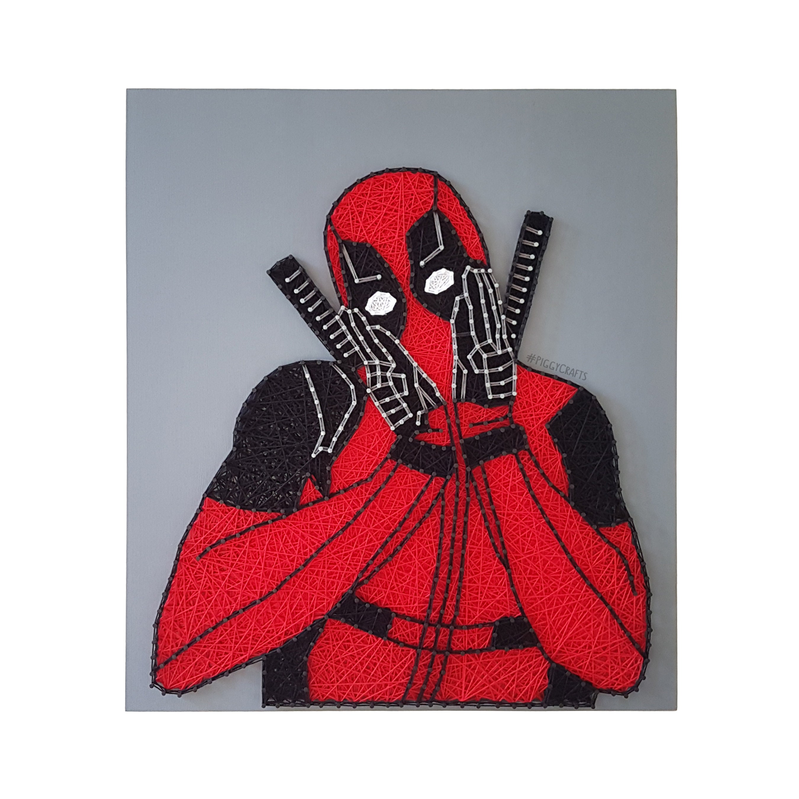 Deadpool String Art Marvel Comics Superhero - Etsy