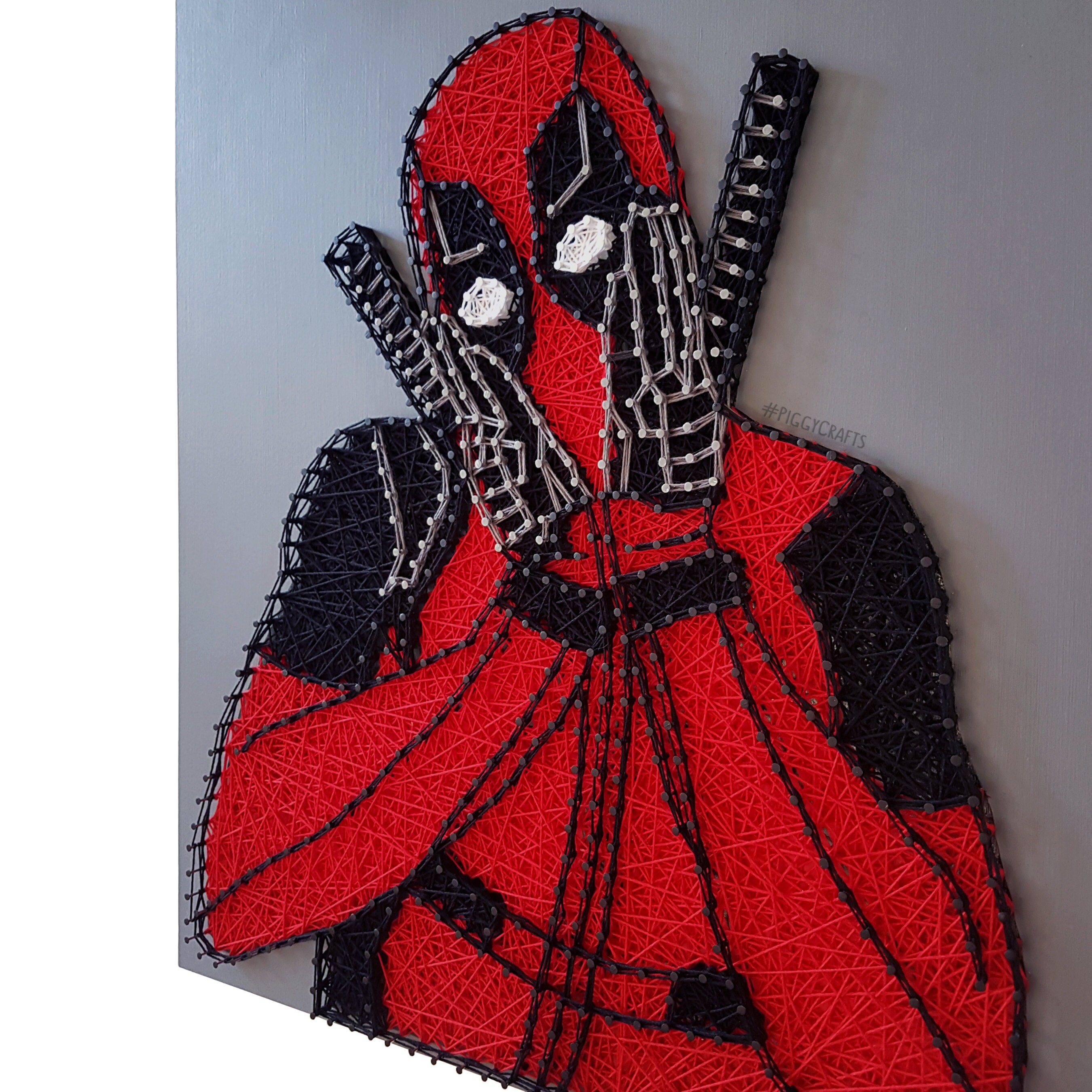 Deadpool String Art Marvel Comics Superhero - Etsy