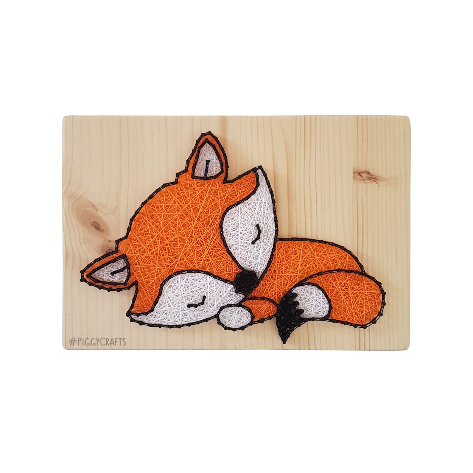 Fox String Art Wildlife Inspired Woodland Animal Nursery Decor - Etsy