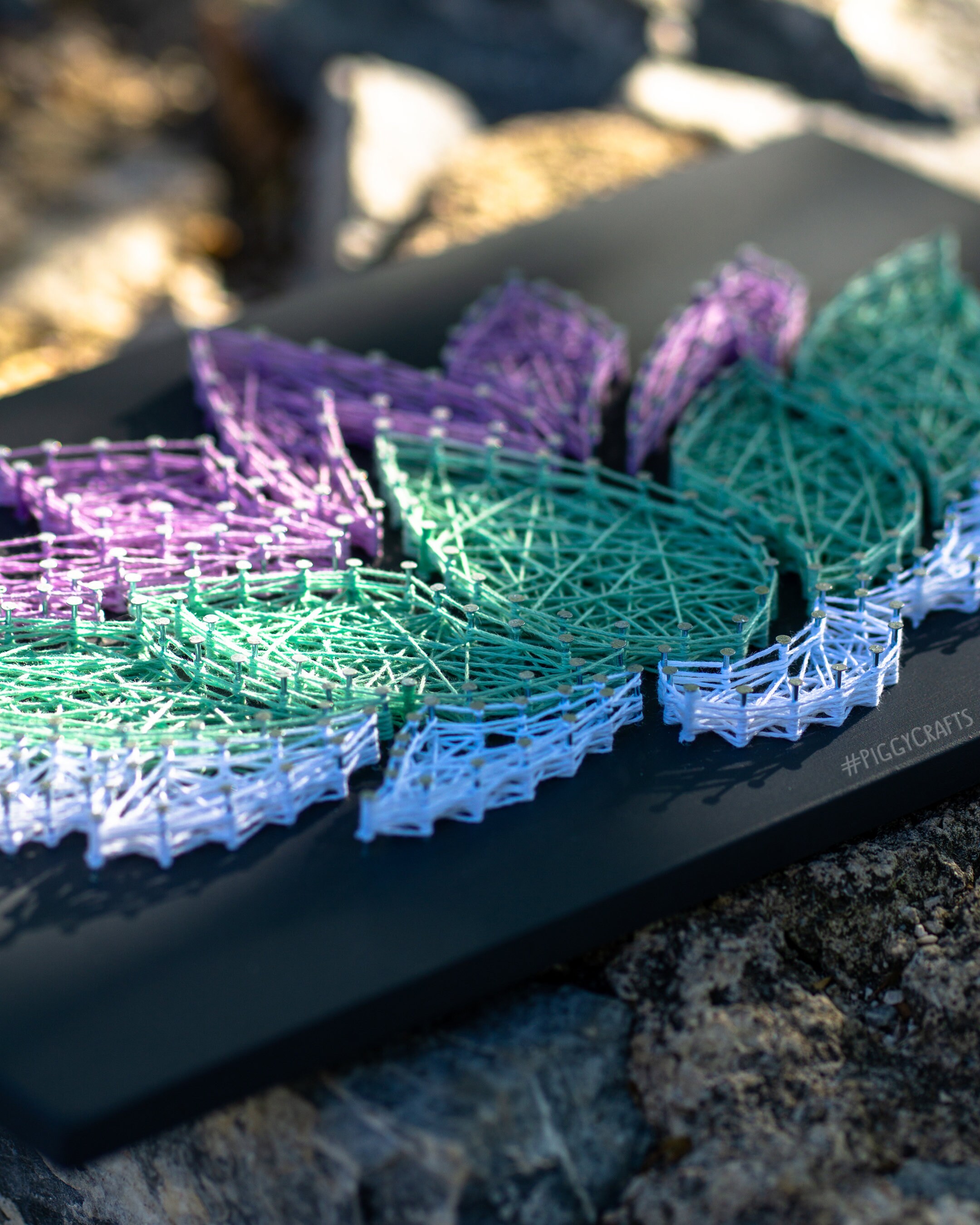 Lotus Flower String Art Yoga Studio Decor Meditation - Etsy