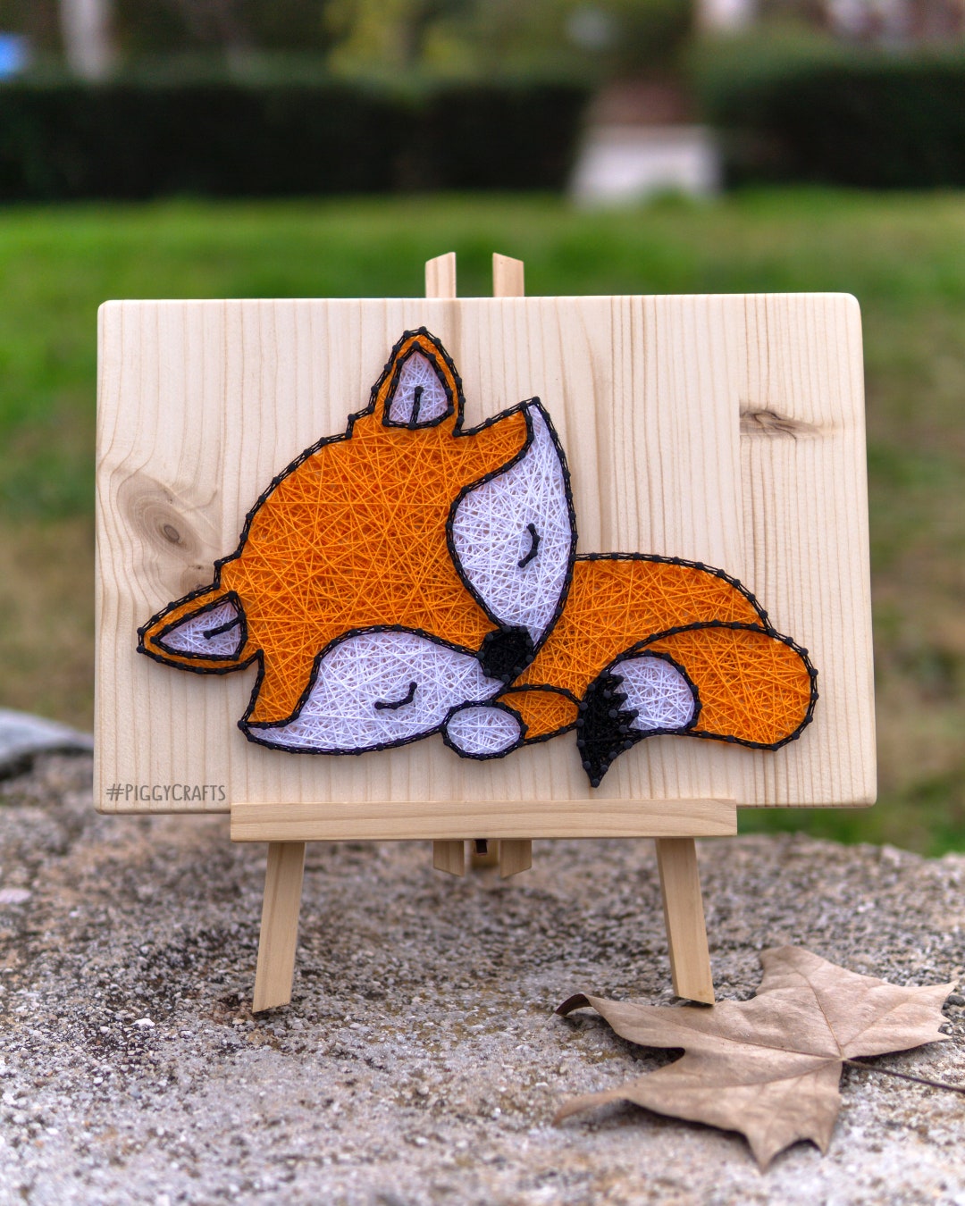 Fox String Art Wildlife Inspired Woodland Animal Nursery Decor - Etsy