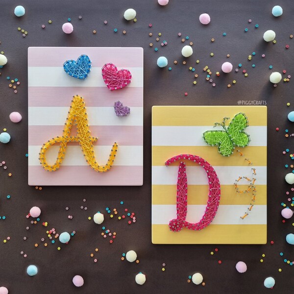 Monogram String Art - Etsy