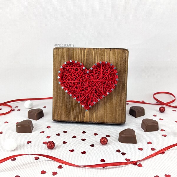 Heart String Art - Etsy