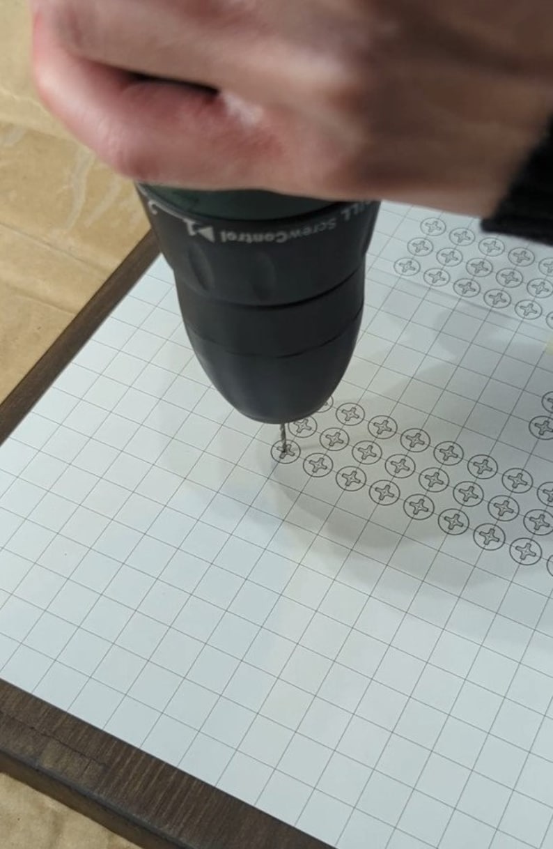 Custom Word Screw Art Pattern | DIY Digital Template (PDF) - Etsy