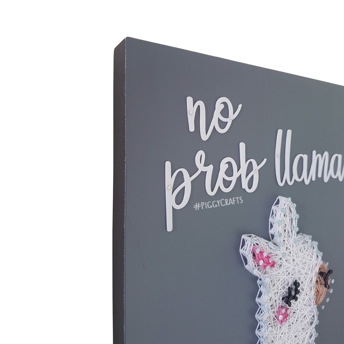 No Probllama String Art Llama No Problem Cute Art - Etsy
