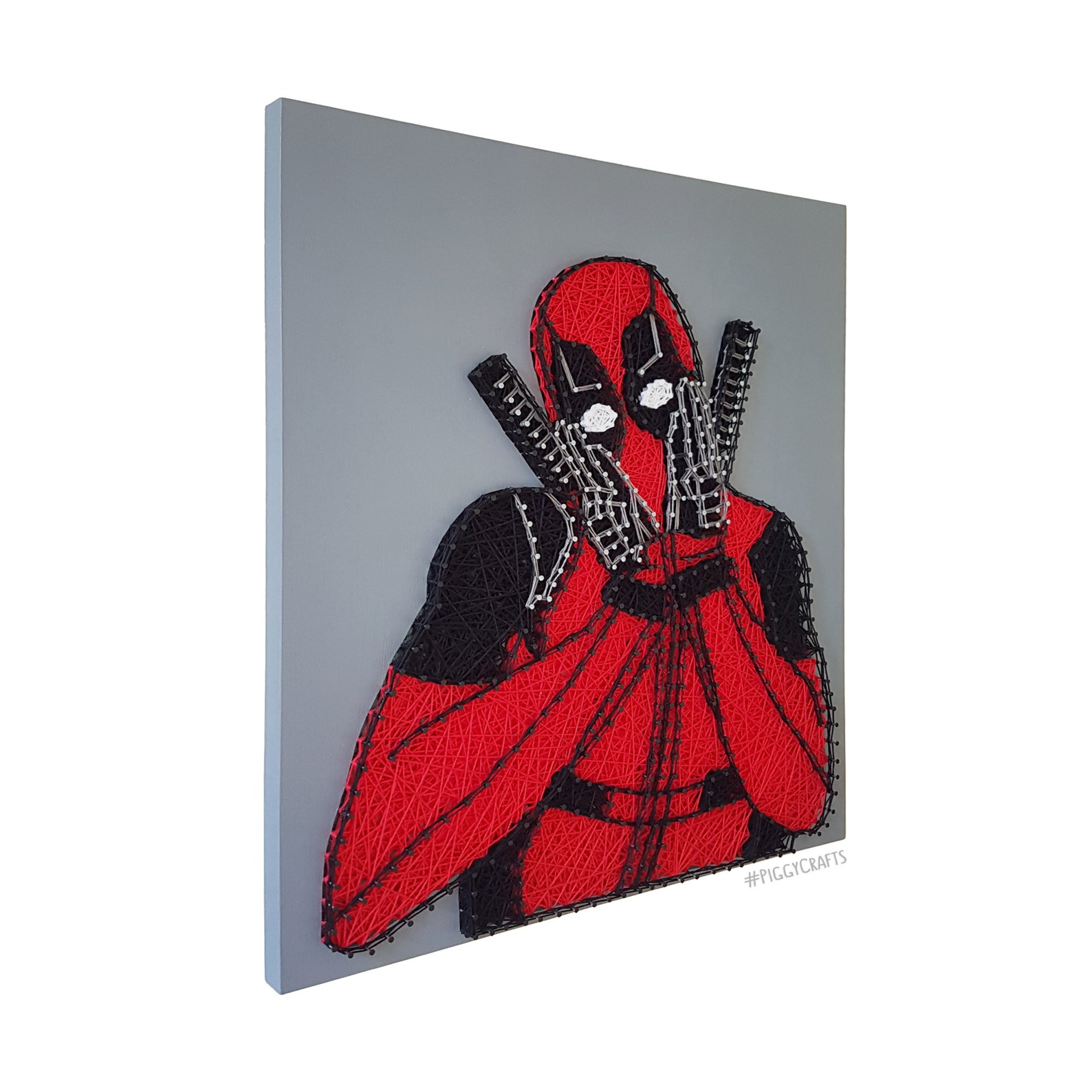 Deadpool String Art Marvel Comics Superhero - Etsy