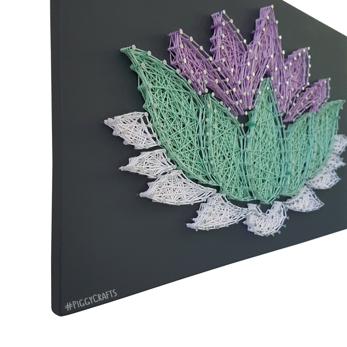 Lotus Flower String Art Yoga Studio Decor Meditation - Etsy