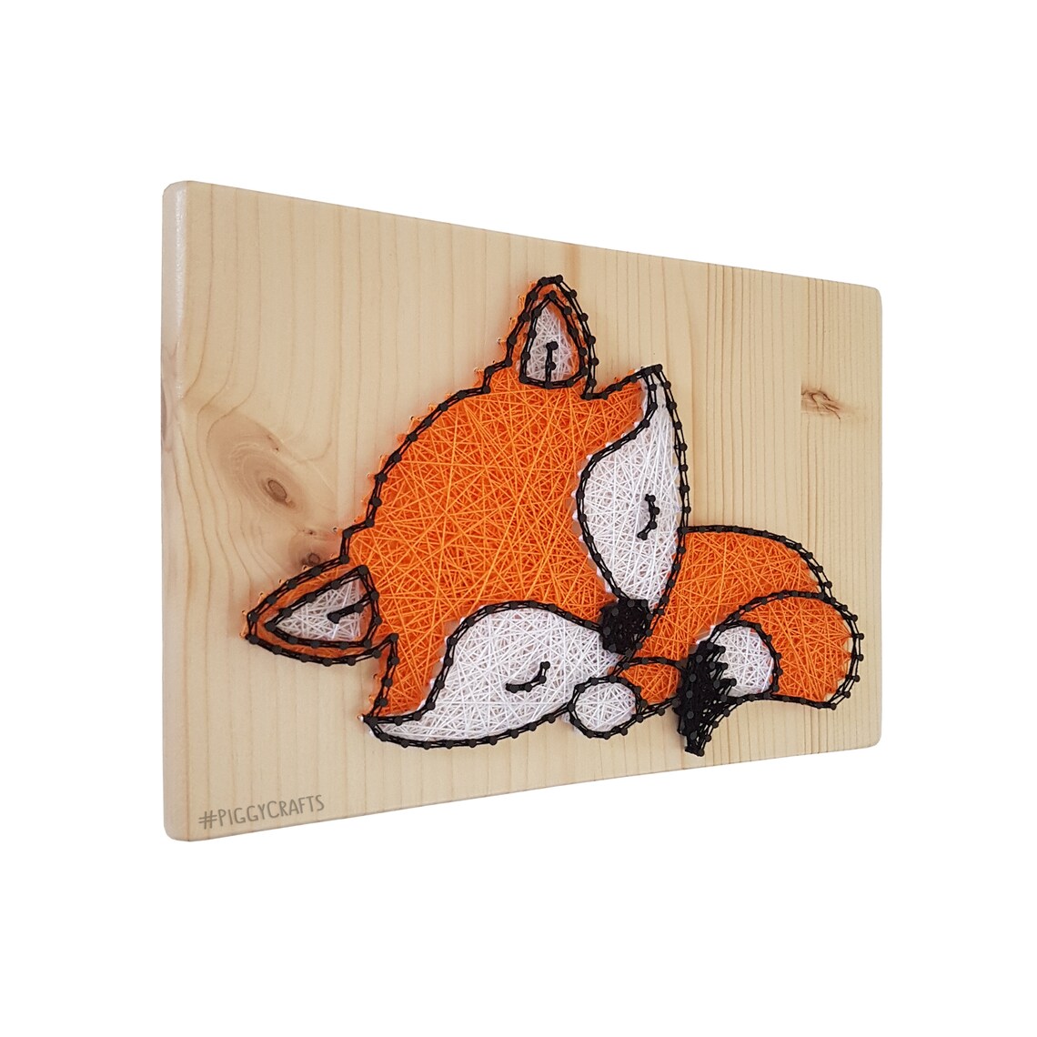 Fox String Art Wildlife Inspired Woodland Animal Nursery - Etsy
