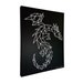 Polygon Dragon String Art Geometric Art Minimal Black - Etsy Canada
