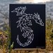 Polygon Dragon String Art Geometric Art Minimal Black - Etsy Canada