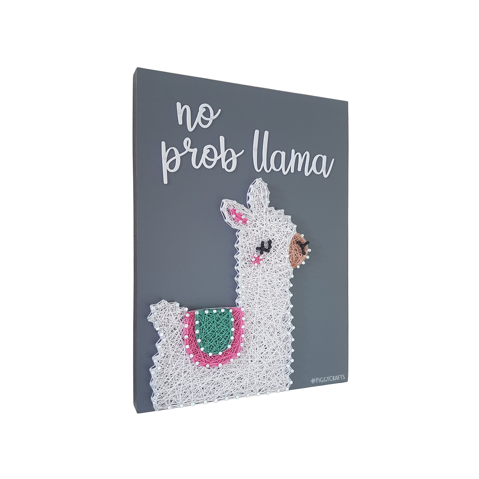 No Probllama String Art Llama No Problem Cute Art - Etsy