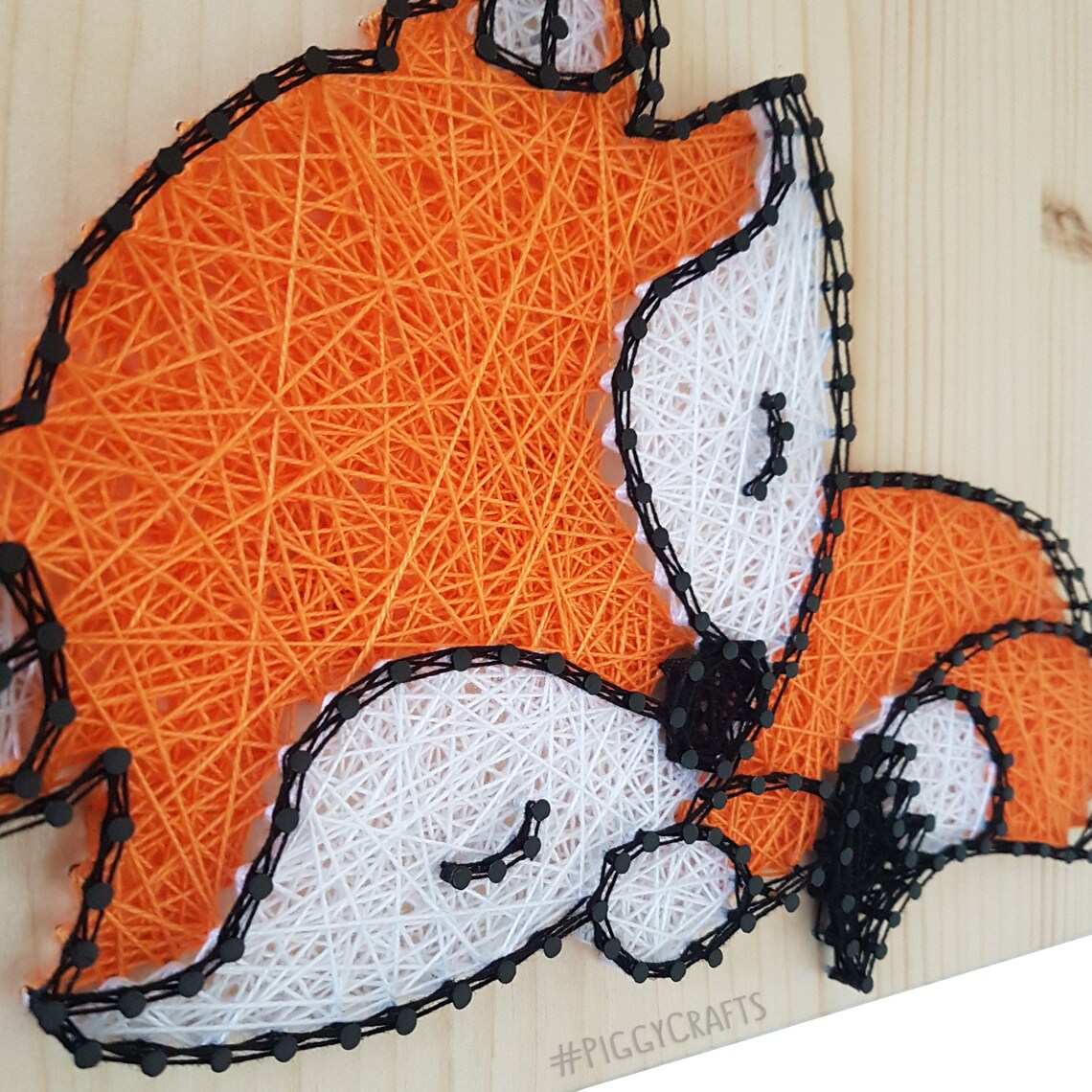 Fox String Art Wildlife Inspired Woodland Animal Nursery - Etsy
