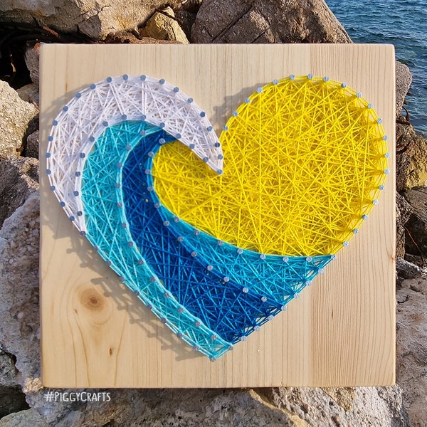 Sunset String Art - Etsy
